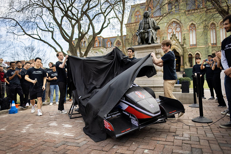 Penn Electric Racing Unveils Latest Rev8 Racecar Penn Engineering Blog